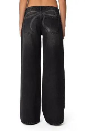 EDIKTED Vyxen Wide Leg Jeans