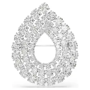 SWAROVSKI Matrix Brooch - White