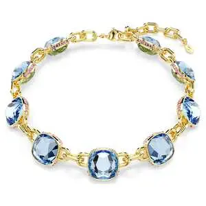 SWAROVSKI Chroma Twist Tennis Necklace - Blue