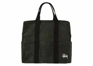 StÜssy Canvas Flight Bag - Washed Black