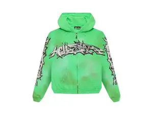 HELLSTAR Graffiti Zip-up - Green