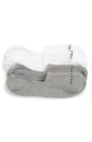 Cole Haan Cole Haan 2-Pack No-Show Socks White
