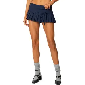 EDIKTED Side Bow Pleated Skort