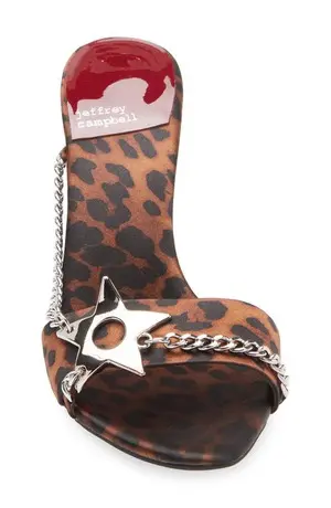 Jeffrey Campbell Soire Cheetah Print Sandal