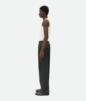 Bottega Veneta Leather Trousers