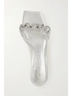 Cult Gaia Lynn Embellished Pvc Mules