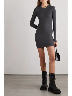 Wardrobe.NYC Ribbed Mini Dress