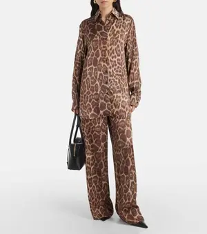 Stella McCartney Leopard-print Button-down Shirt