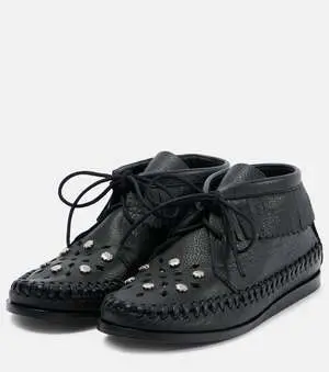 Isabel Marant Erkee Leather Moccasins