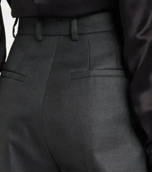 Dolce & Gabbana Slim Fit Wool Pants - Grey