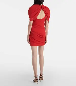 Jacquemus Castagna Draped Minidress