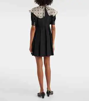 Valentino Garavani Polka Dot Silk Minidress