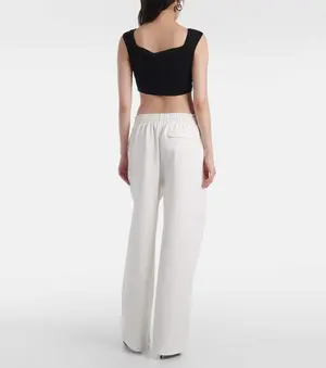 Wardrobe.NYC Jersey Wide-leg Pants