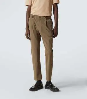 Herno Seersucker Straight Trousers