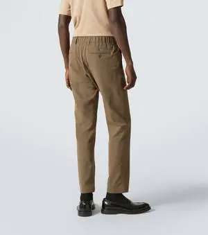 Herno Seersucker Straight Trousers