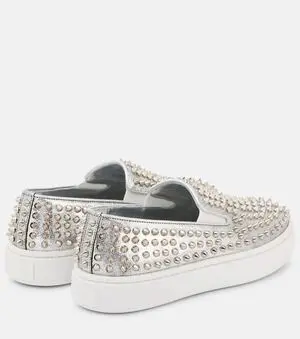 CHRISTIAN LOUBOUTIN Spikeboat Slip-on Sneakers