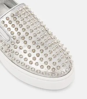 CHRISTIAN LOUBOUTIN Spikeboat Slip-on Sneakers