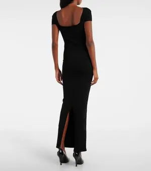 Khaite Basile Maxi Dress - Black