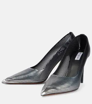 Alaïa 90 Ombré Leather Mesh Pumps