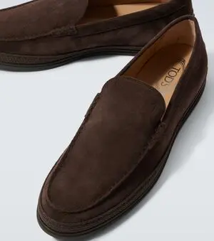 TOD'S Suede Slip-on Loafers