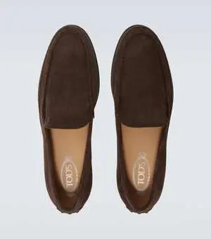 TOD'S Suede Slip-on Loafers