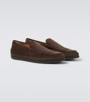TOD'S Suede Slip-on Loafers