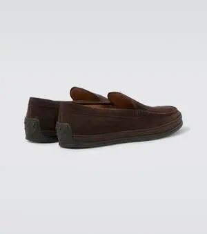 TOD'S Suede Slip-on Loafers