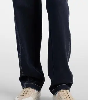 Max Mara Zibello High-rise Straight Jeans - Blue