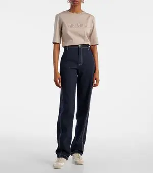 Max Mara Zibello High-rise Straight Jeans - Blue