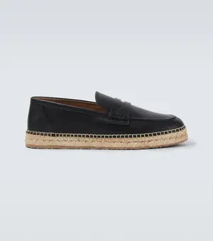GIANVITO ROSSI Leather Espadrilles