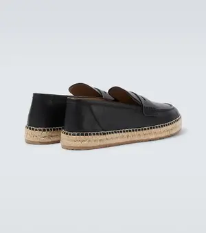 GIANVITO ROSSI Leather Espadrilles