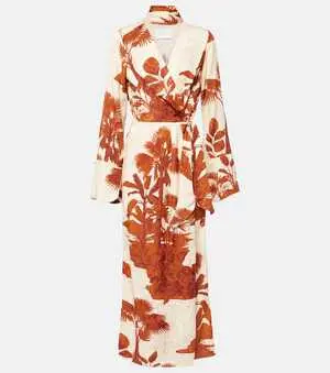 Johanna Ortiz Tie Neck Dresses