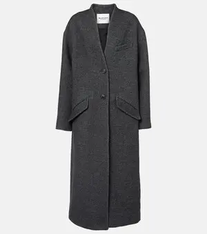 MARANT ETOILE Eris Wool-blend Coat - Grey