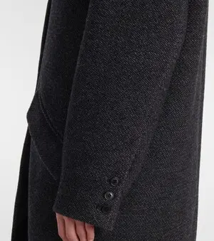 MARANT ETOILE Eris Wool-blend Coat - Grey