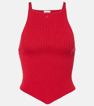 COURREGES Courrèges Signature Pointy Top Red