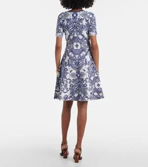 Etro Paisley Mini Dress - Blue