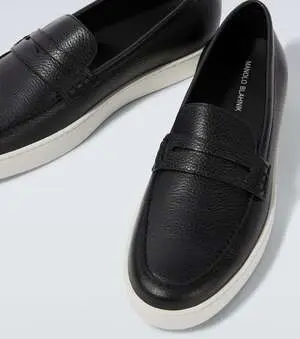 Manolo Blahnik Ellis Loafers - Black