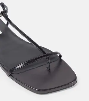 JIL SANDER Leather Thong Sandals