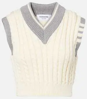 Thom Browne Cropped Vests For Women