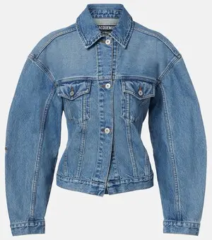 Jacquemus Le Chiquito" Denim Jacket - Blue