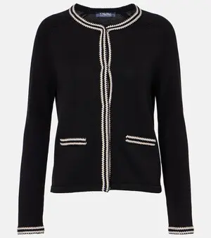 Max Mara Zenobia Cotton Cardigan - Black
