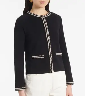 Max Mara Zenobia Cotton Cardigan - Black