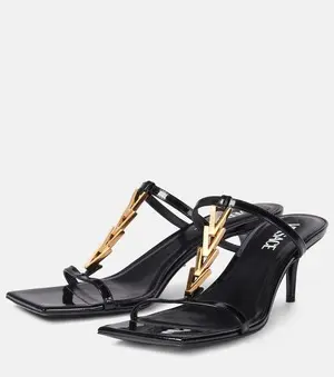 Versace 40 Patent Leather Sandals