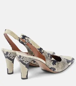Paris Texas Belle 75 Slingback Pumps - Neutrals