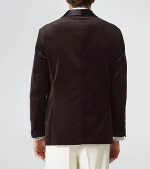 Brunello Cucinelli Cotton Velvet Tuxedo Jacket