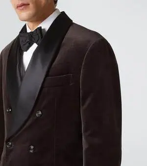 Brunello Cucinelli Cotton Velvet Tuxedo Jacket