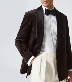 Brunello Cucinelli Cotton Velvet Tuxedo Jacket