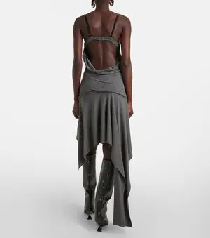 Attico Asymmetric Minidress