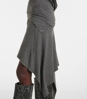 Attico Asymmetric Minidress