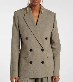 Isabel Marant Étoile Irma Plaid Blazer